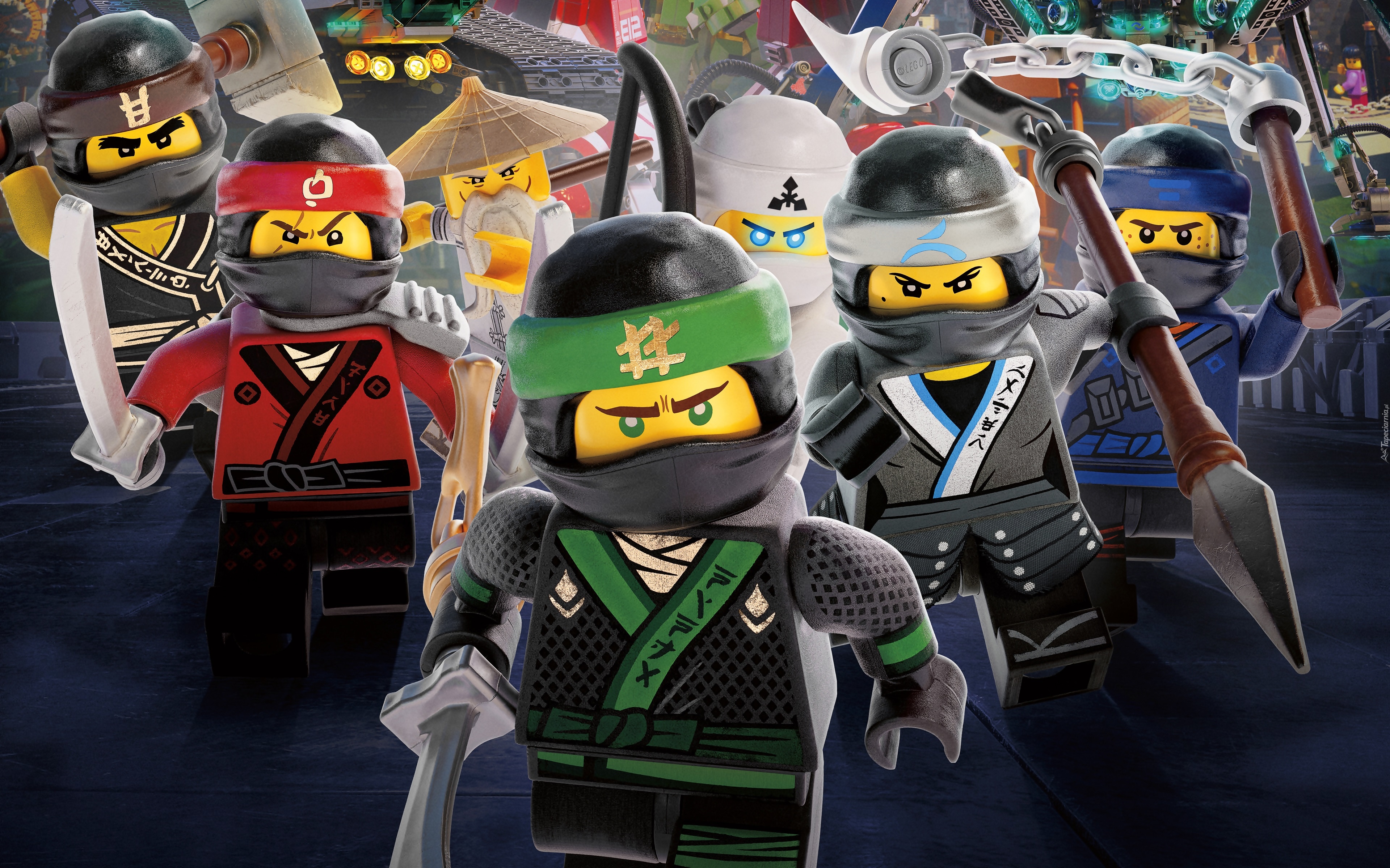 Plakat filmu The LEGO Ninjago: Movie Plakat filmu The LEGO Ninjago: Movie